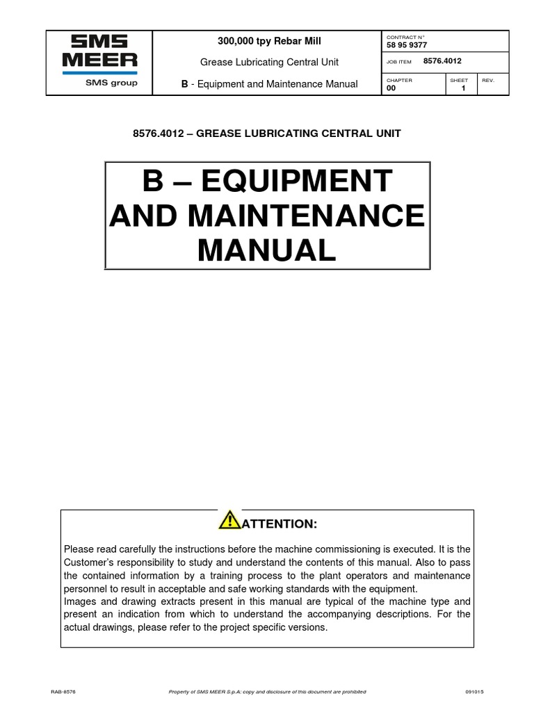 4012 - Grease Lubricating Central Unit PDF | PDF | Business