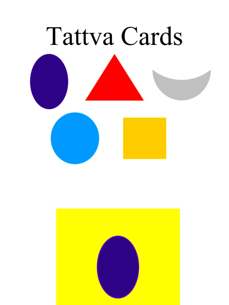 Tattva Cards PDF | PDF