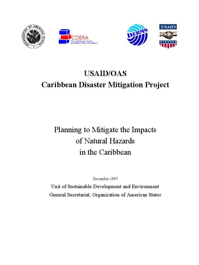 Usaid/Oas Caribbean Disaster Mitigation Project: Planning To Mitigate ...