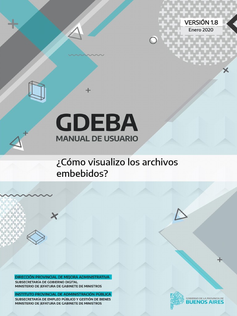 GDEBA - Cómo Visualizo Los Archivos Embebidos | PDF