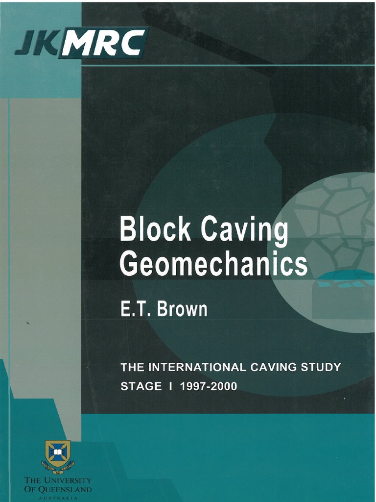 Block Caving Geomechanics PDF | PDF