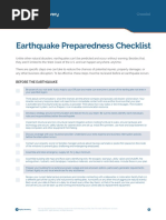Safety Reminders During and After Earthquakes | PDF | Hazards ...
