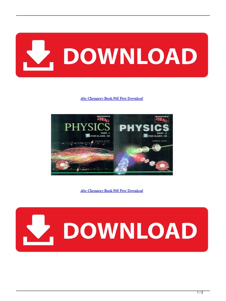 Abc Chemistry Book PDF Free Download PDF | PDF | Digital Distribution ...
