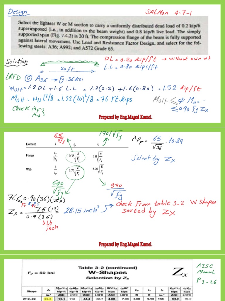 Structural Steel-5c-Design of Steel Beams. | PDF