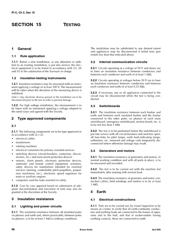 Testing | PDF | Insulator (Electricity) | Electric Motor