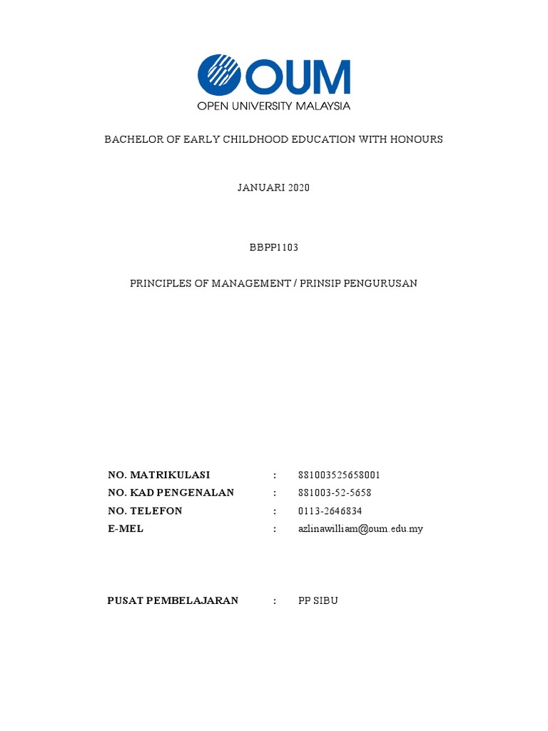 BBPP1103 881003525658 | PDF | Karier & Perkembangan | Kesehatan Holistik