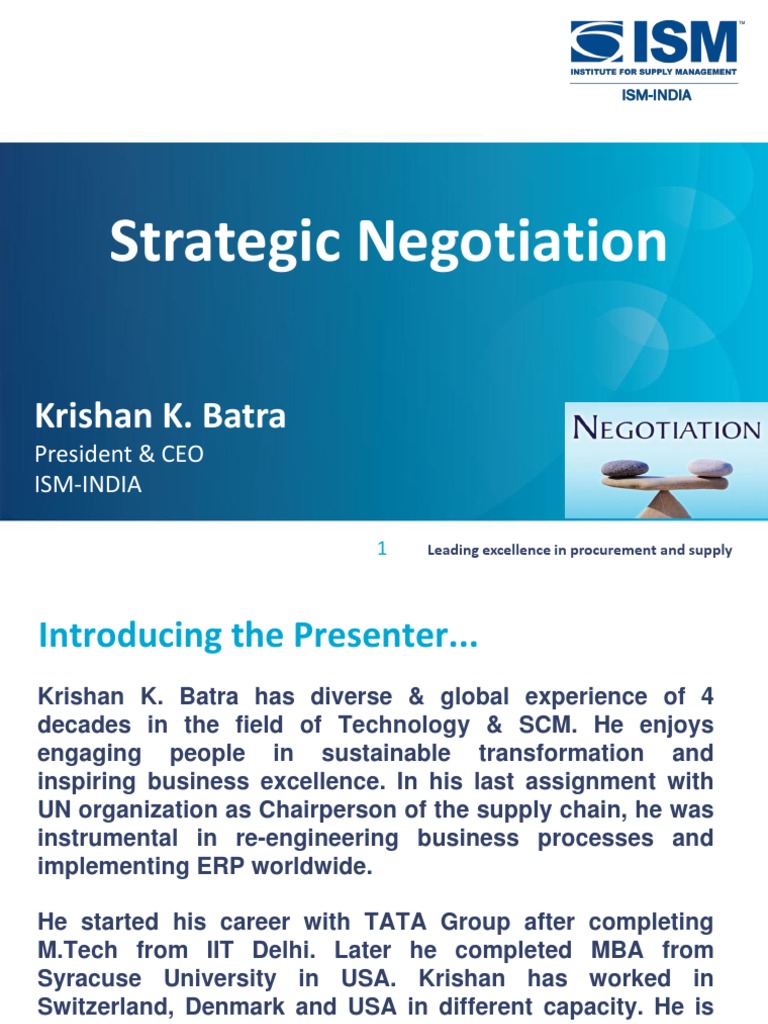 Strategic Negotiation (Training Material) | PDF | Bargaining | Negotiation