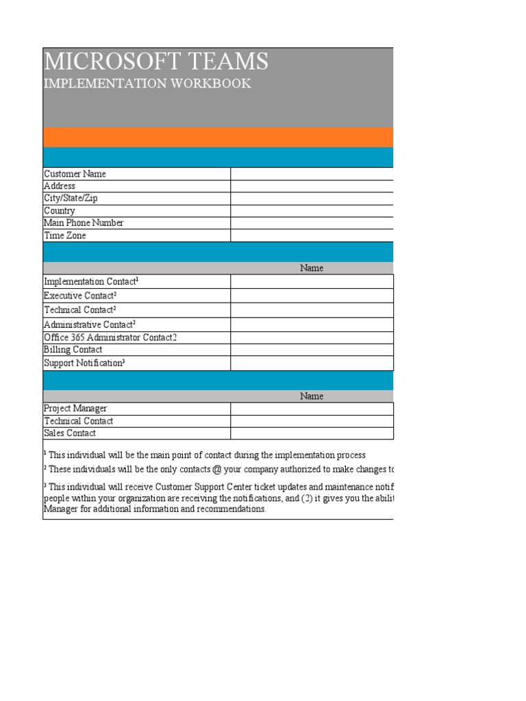 Teams Enterprise Voice Implementation Workbook | PDF | Office 365 ...