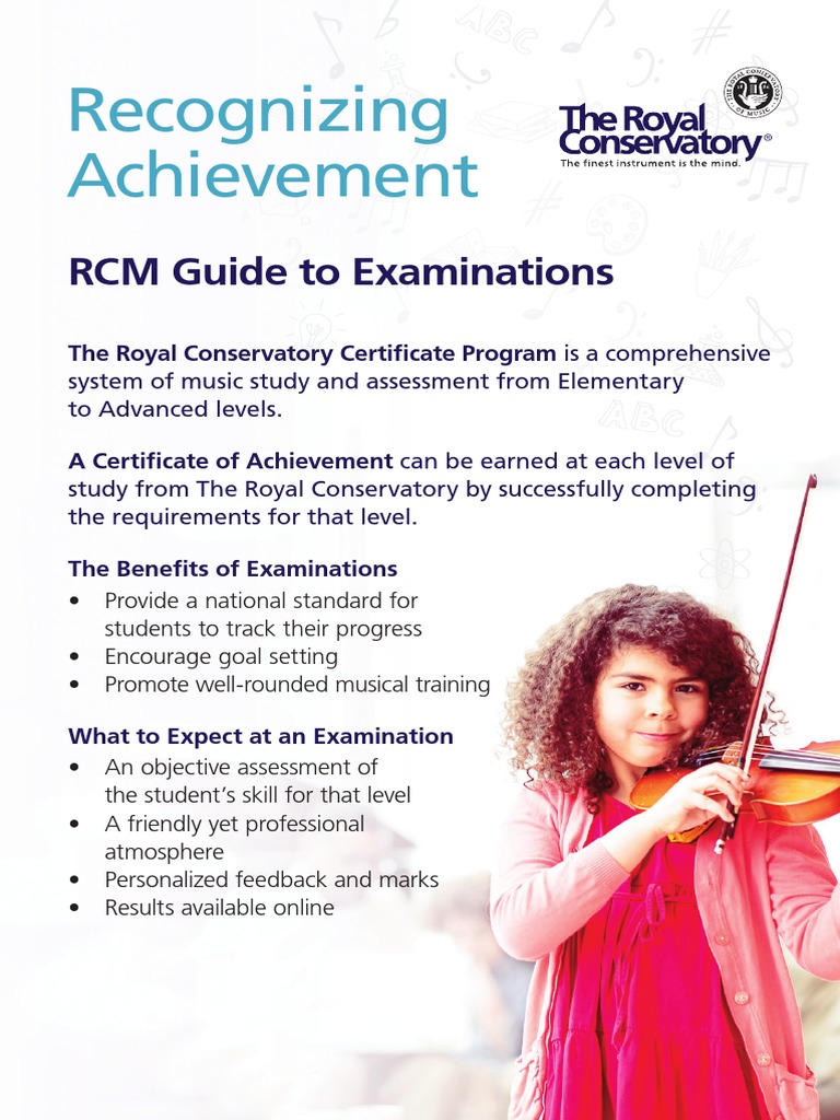 Recognizing Achievement: RCM Guide To Examinations | PDF | Test ...