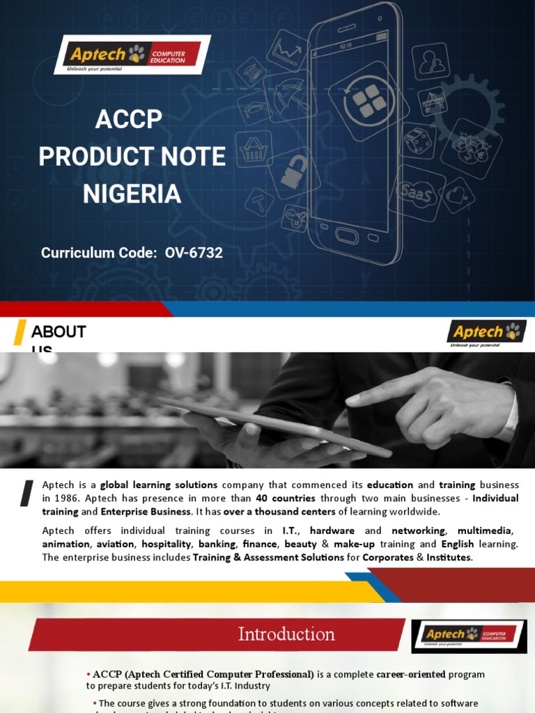 Accp Product Note Nigeria: Curriculum Code: OV-6732 | PDF | Web ...
