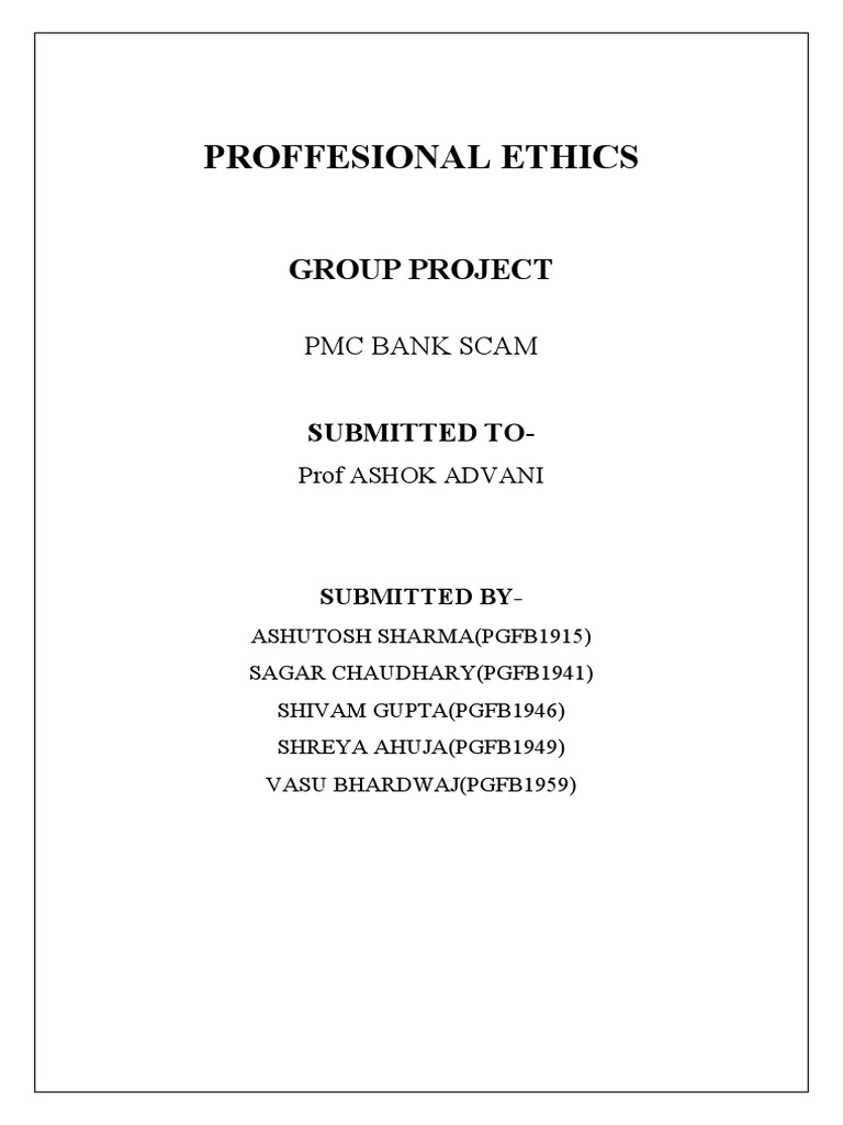 PMC Bank Scam | PDF | Reserve Bank Of India | Banks