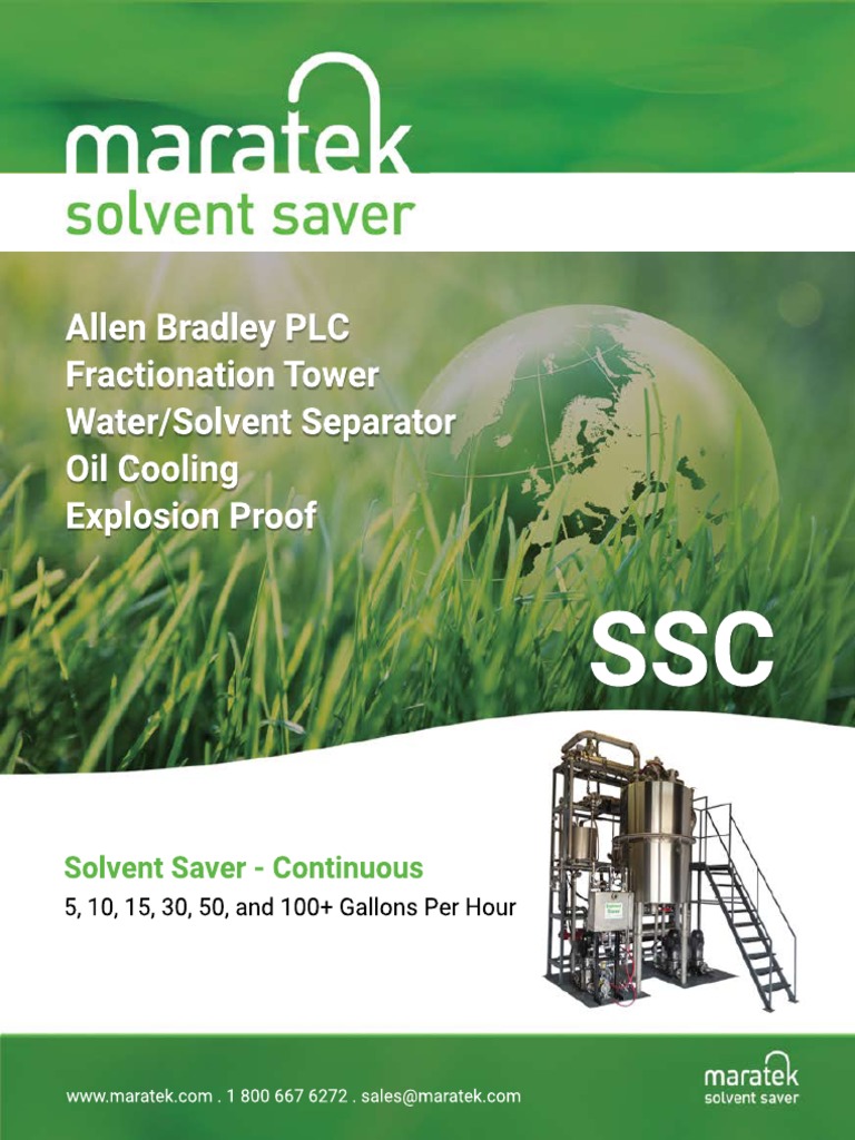 Solvent Saver Continuous Brochure SSC | PDF