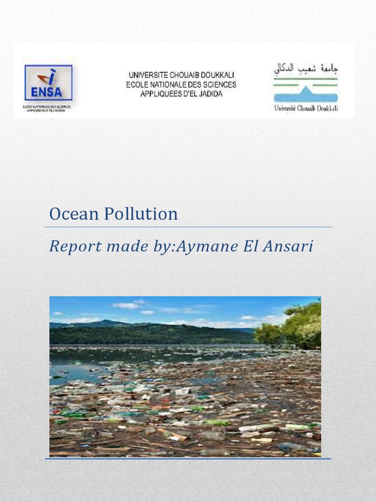 Aymane El Ansari-Ocean Pollution | PDF