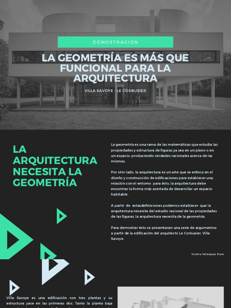 Geometría Es Útil para La Arquitectura | PDF | Geometría | Science