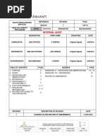 Sample OFI Report Form | PDF | Audit | Internal Audit