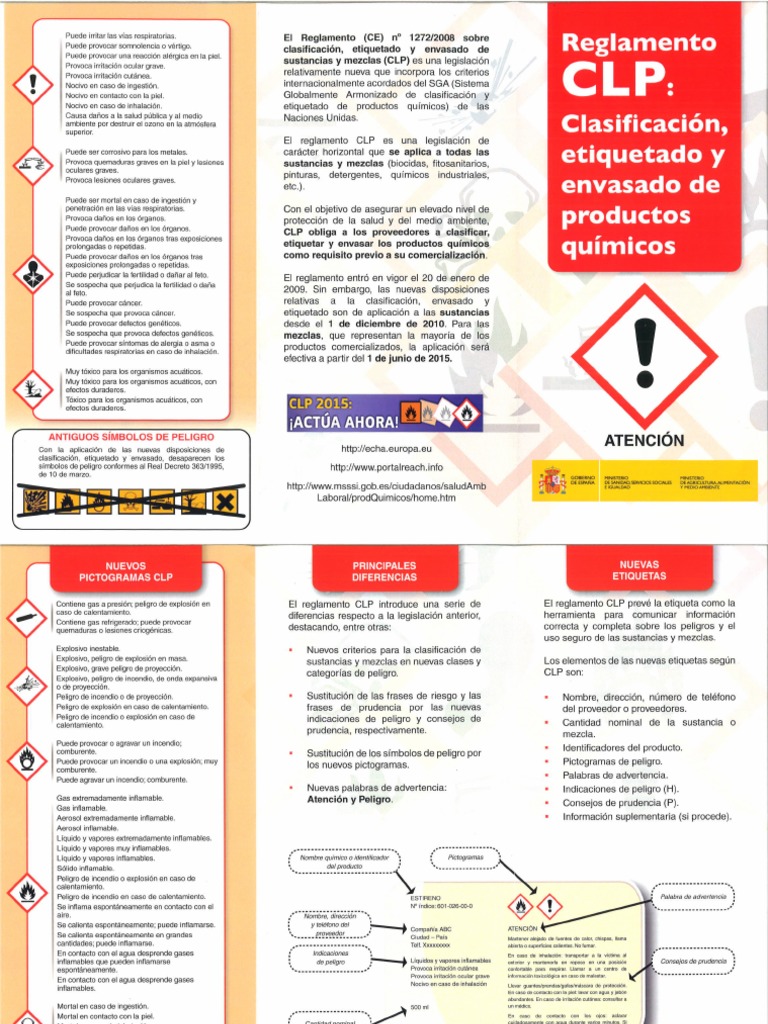 Reglamento CLP | PDF
