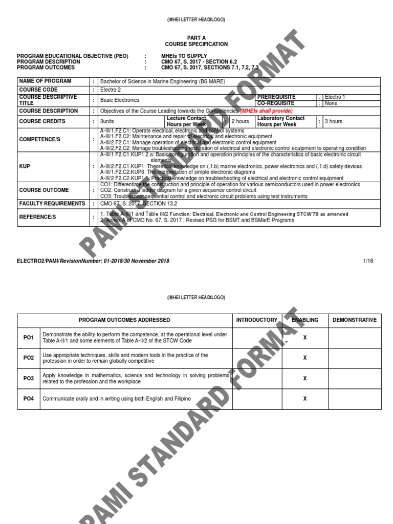 Basic Electronics Syllabus | PDF | Programmable Logic Controller ...