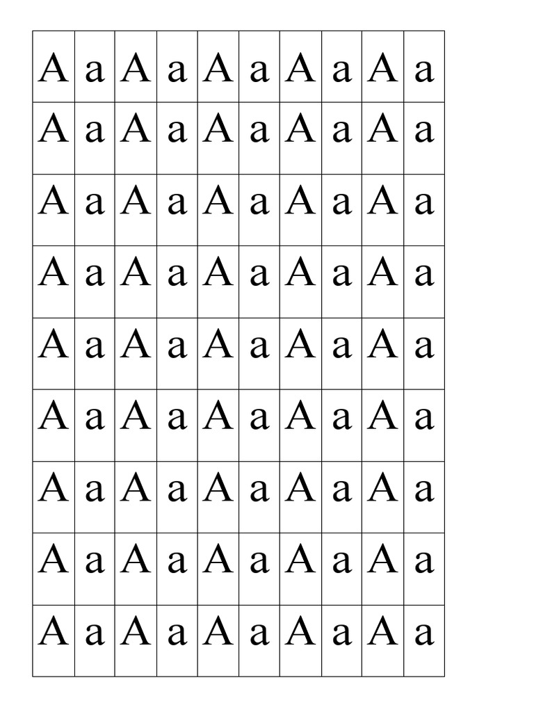 Repetition of letters: A, M, N, U, I | PDF