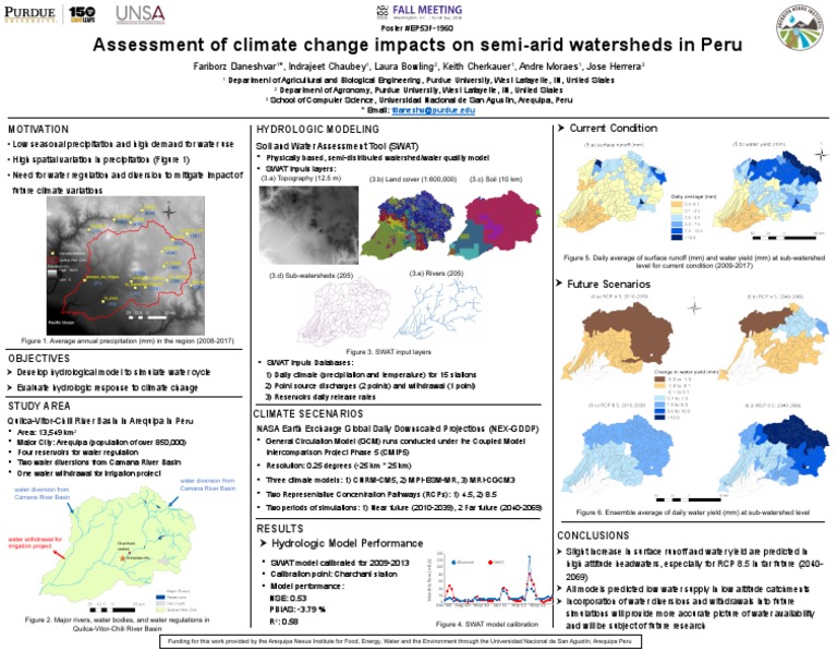 AGU Poster Daneshvar Fariborz 12-14-2018 | PDF | Drainage Basin ...