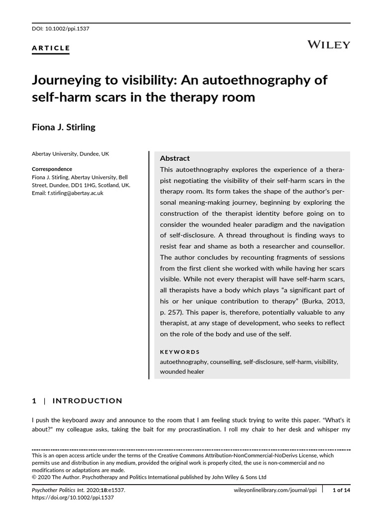 Stirling, Fiona J. (2020) - Journeying To Visibility - An ...