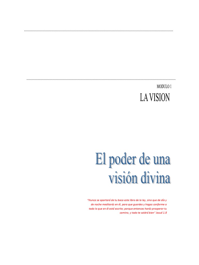 Ok El Poder de Una Vision Divina | PDF | Fe | Abrahán