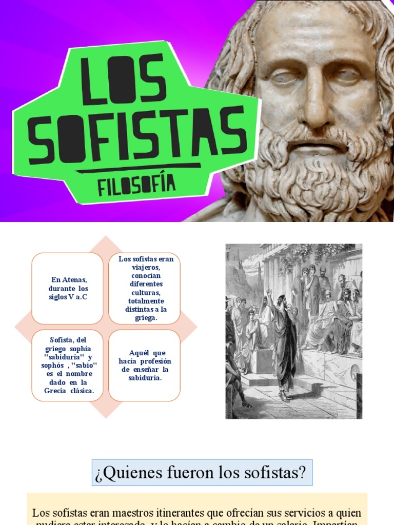 Los Sofistas Exposición | PDF | Filosofía griega antigua | Teorías filosóficas