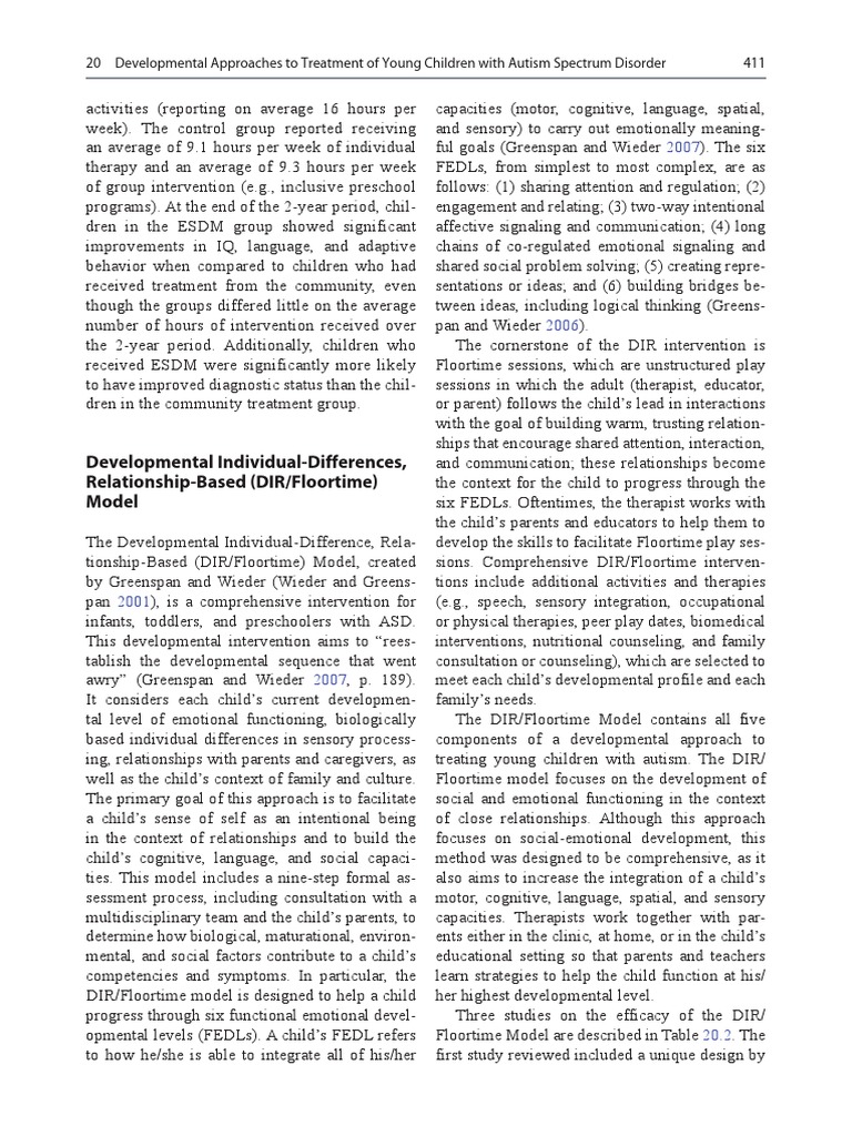 Developmental Individual-Differences, Relationship-Based (DIR/Floortime ...