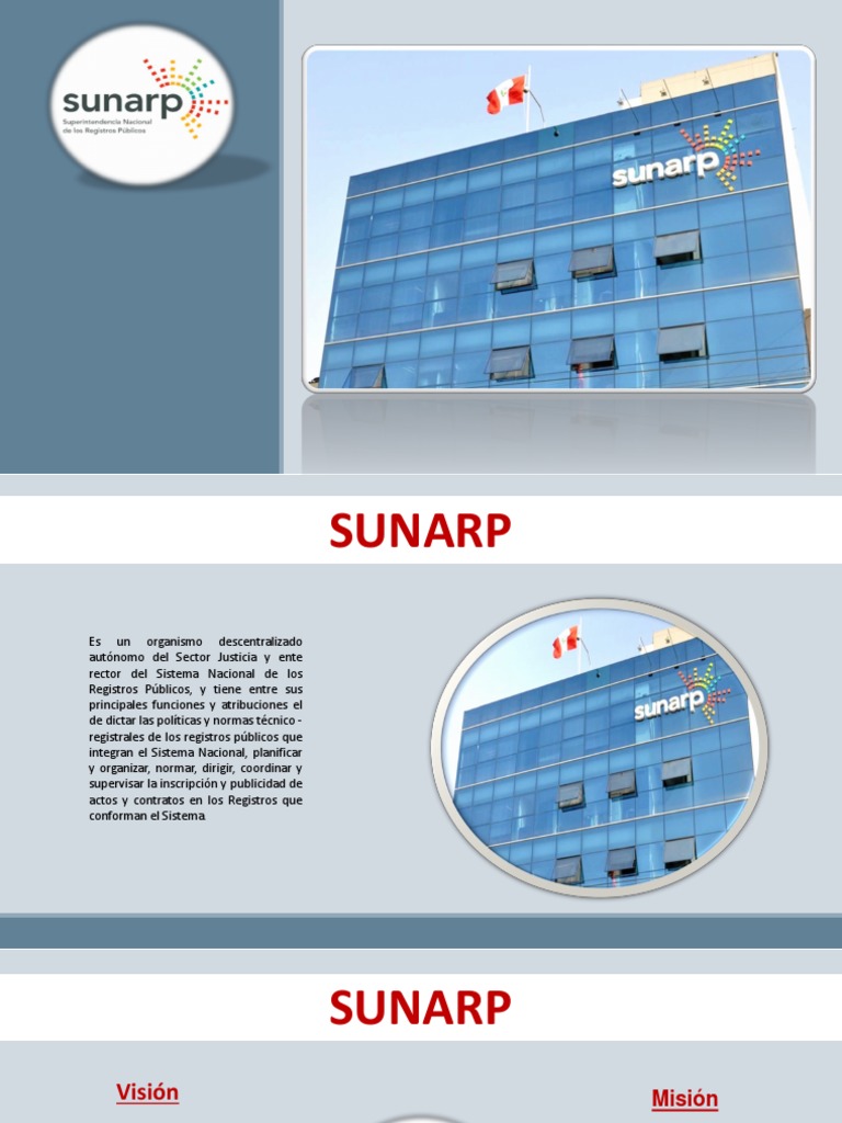 Sunarp | PDF | Propiedad | Institución