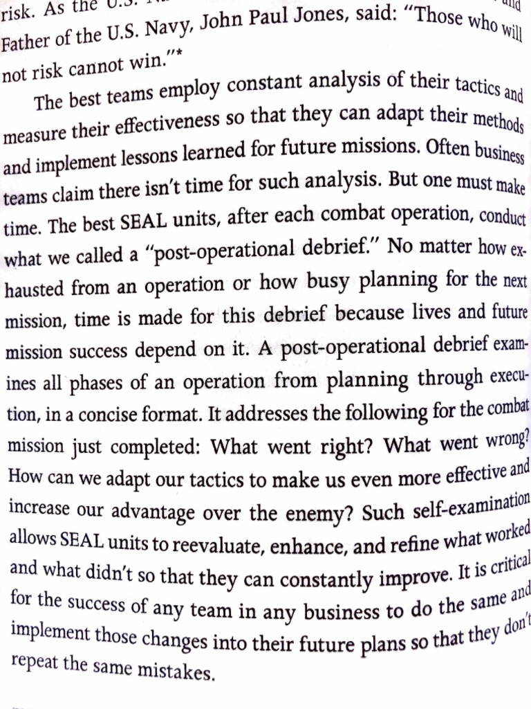 Jocko - Planning PDF | PDF | Cognition | Business
