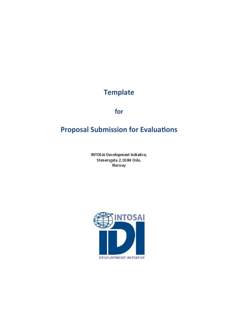 Technical and Financial Proposal Template | PDF | Data | Evaluation