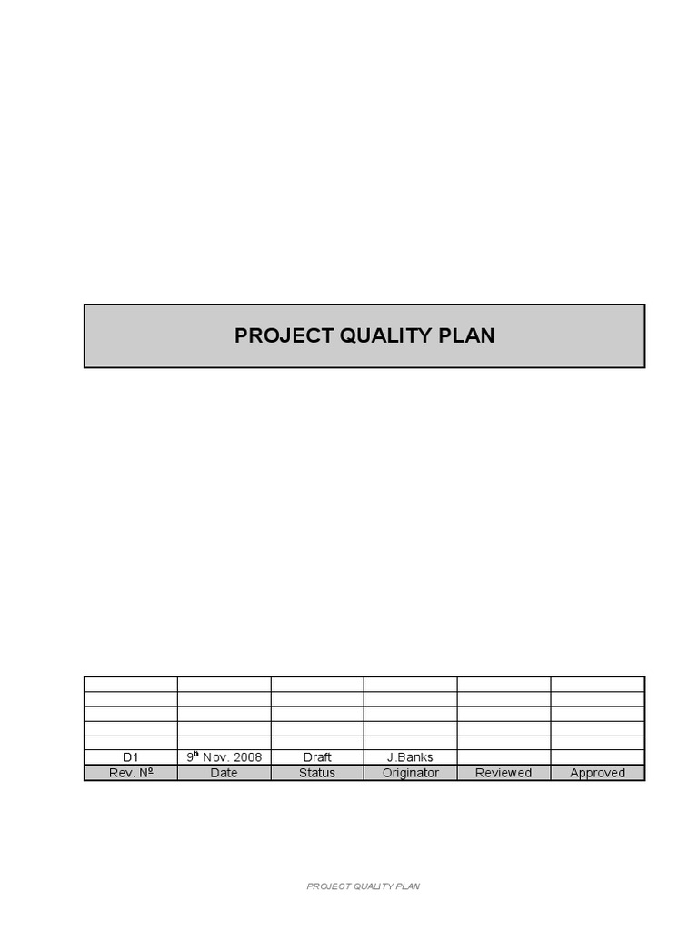 Construction Project Quality Plan | PDF | Quality Assurance | Calibration