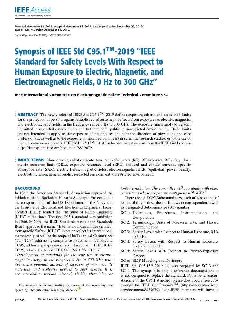 IEEE STD C95.1TM-2019 PDF | PDF | Hertz | Electromagnetic Field