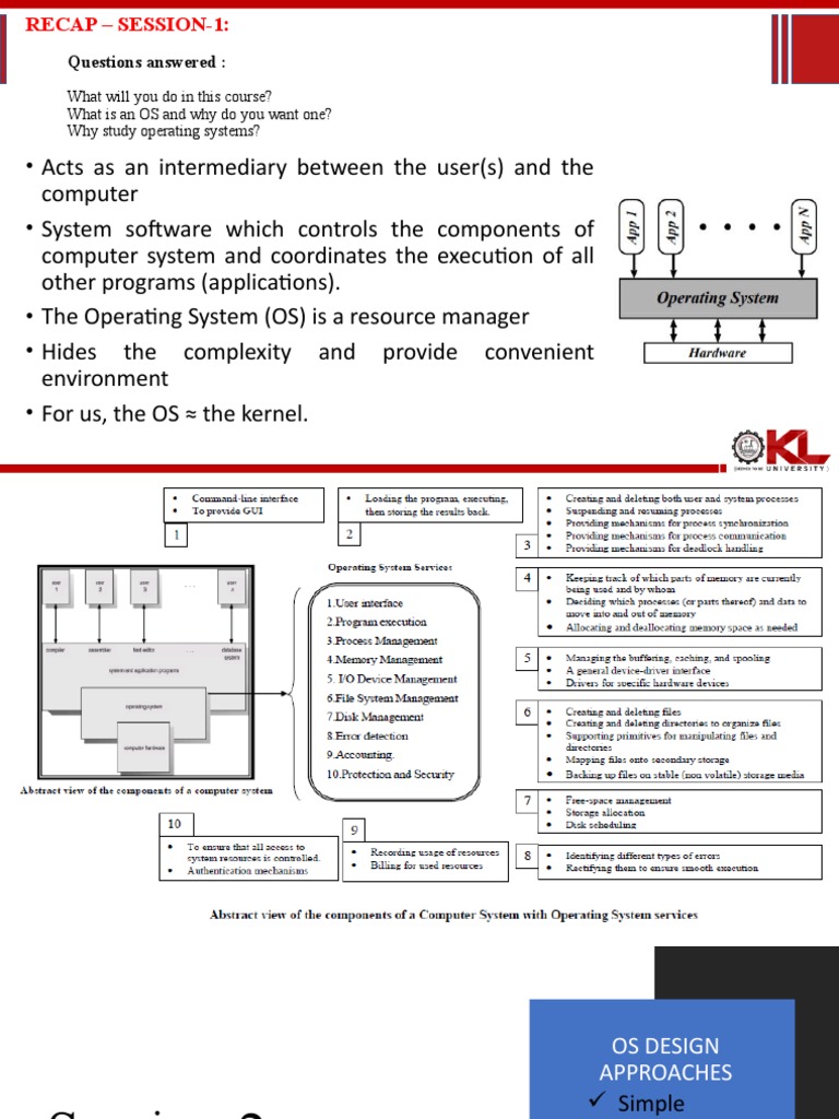 Questions Answered | PDF | Kernel (Operating System) | Operating System
