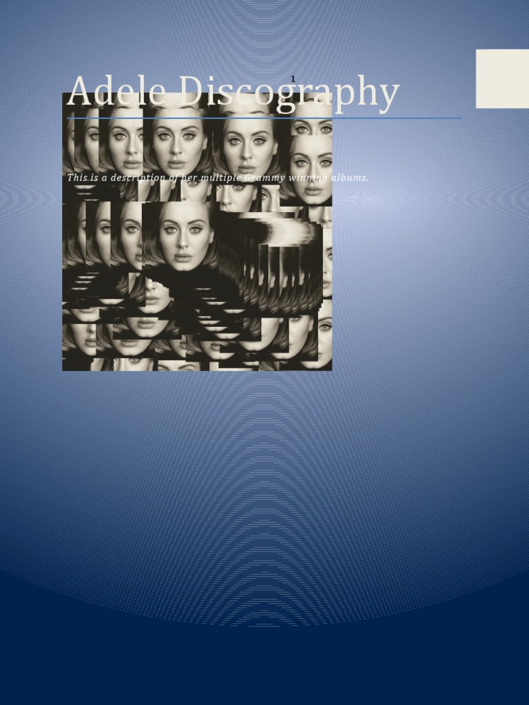 Adele Discography: This Is A Description of Her Multiple Grammy Winning ...