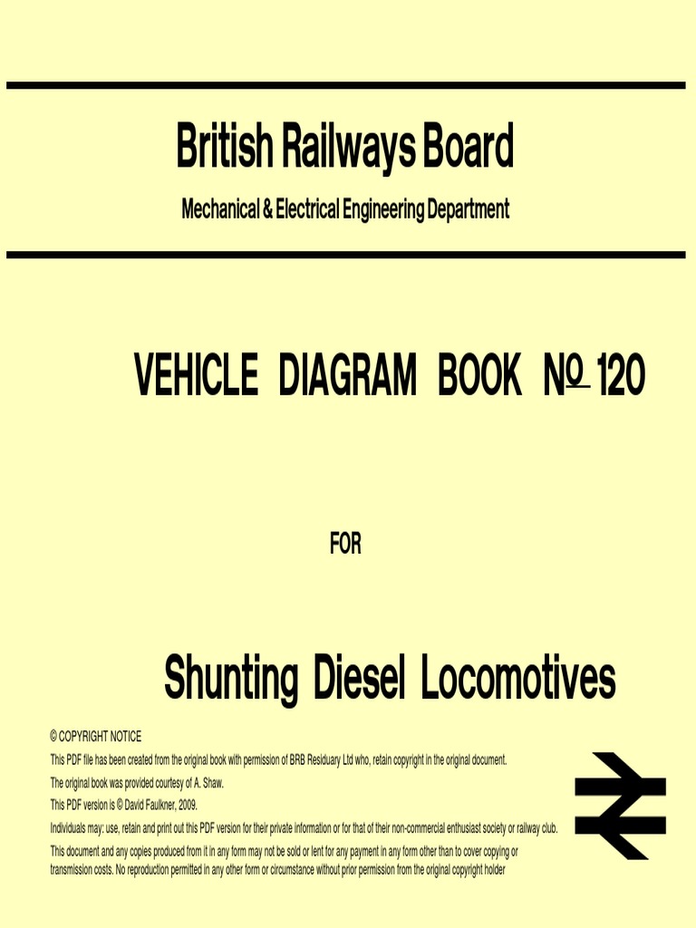 British Railways Board: Vehicle Diagram Book No 120 | PDF | Copyright ...