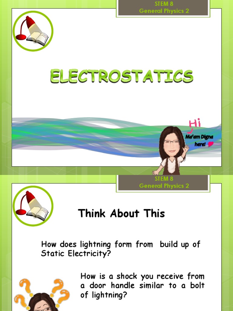 Electrostatics PDF | PDF | Electric Charge | Electron