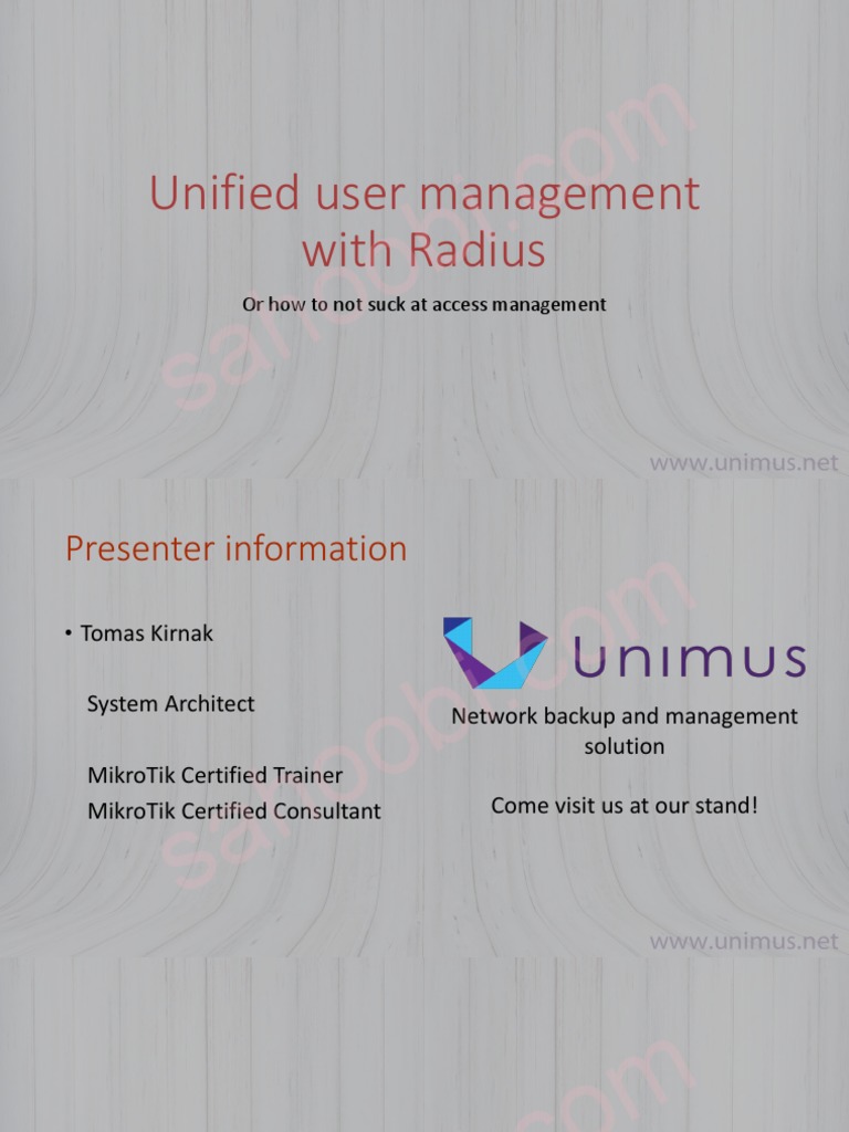 User - Management - Dengan - RADIUS | PDF | Radius | Internet Standards