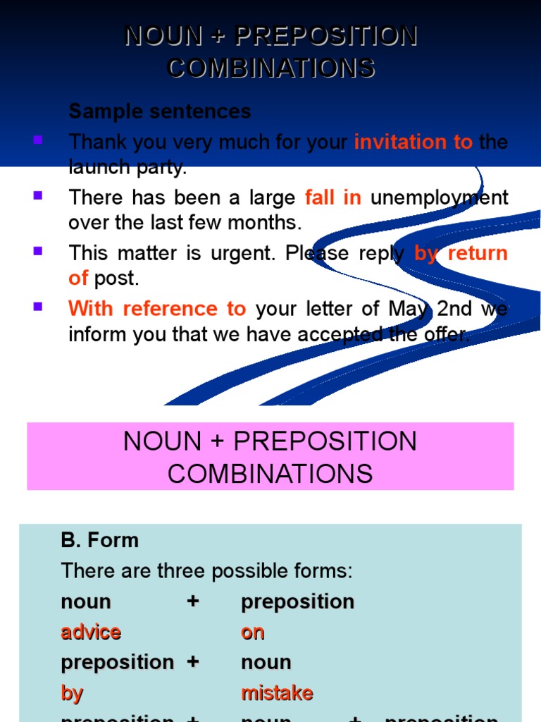 1035PREPOSITIONS Nouns and Adjectives | PDF | Preposition And Postposition | Noun