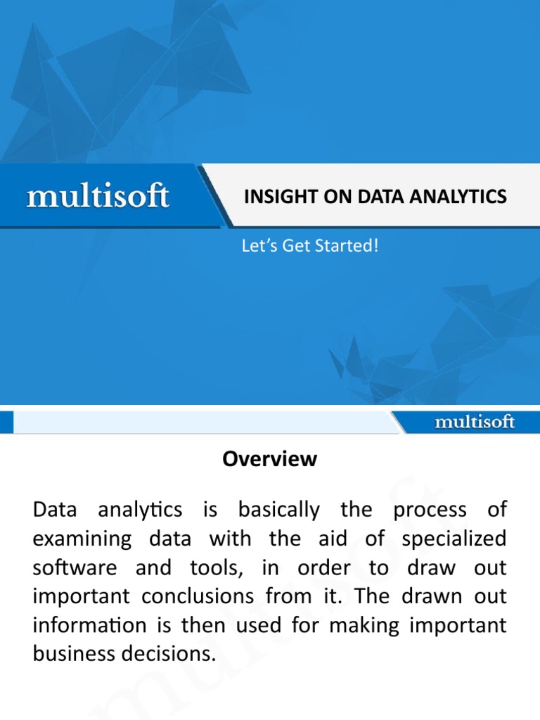 On Data Analytics Domain | PDF