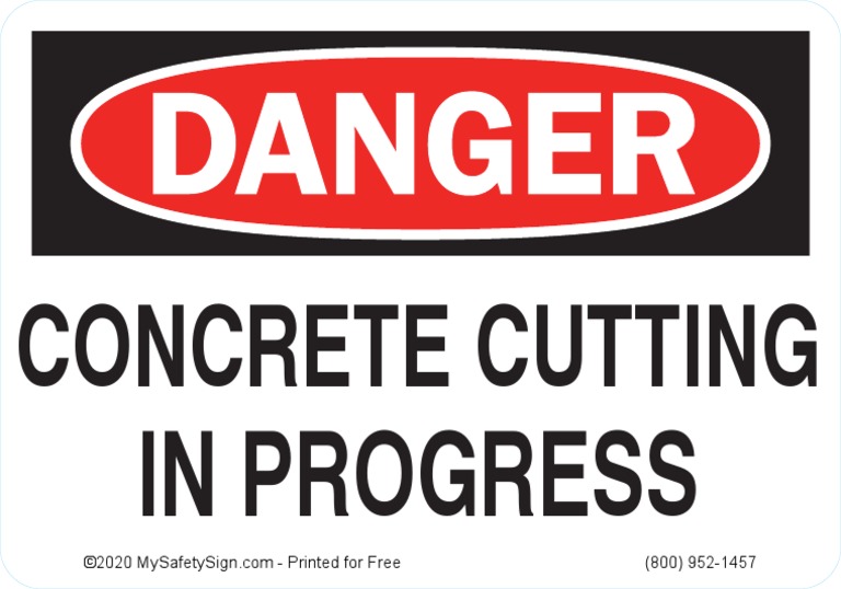 Concrete Cutting in Progress 02 | PDF