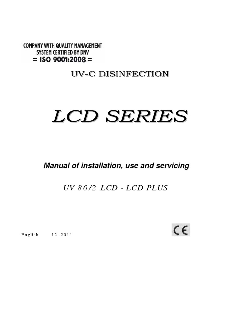 UV 80-2 LCD Inglese | PDF | Ultraviolet | Chemistry