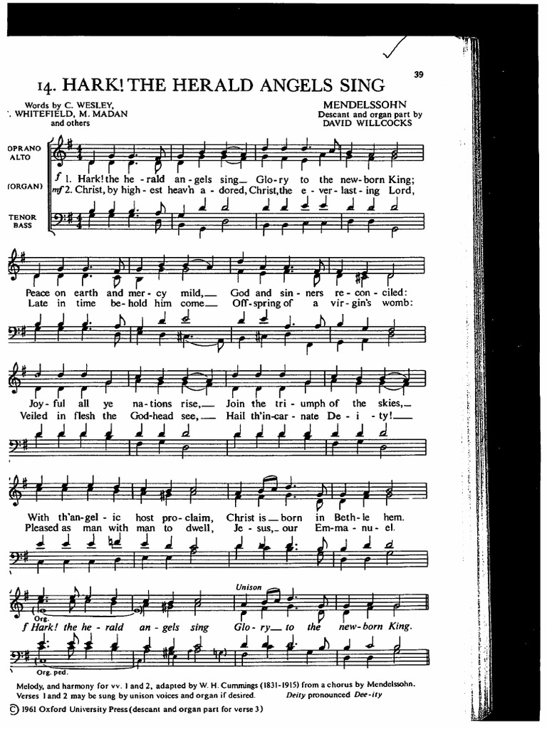 Hark-The-Herald With Descant PDF | PDF