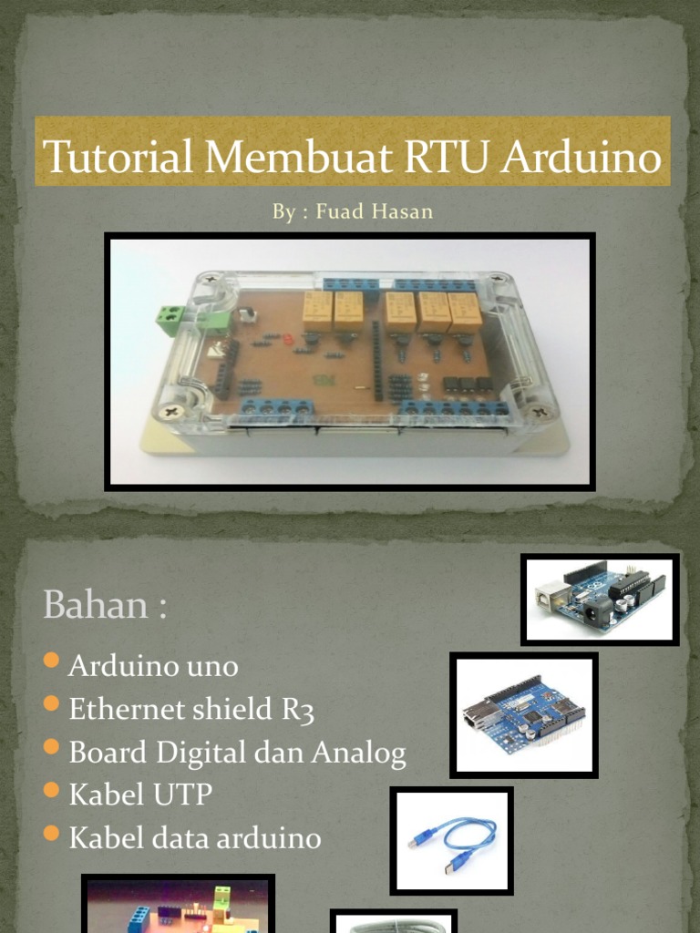 Tutorial Membuat Rtu Arduino Pdf Arduino Computer Networking