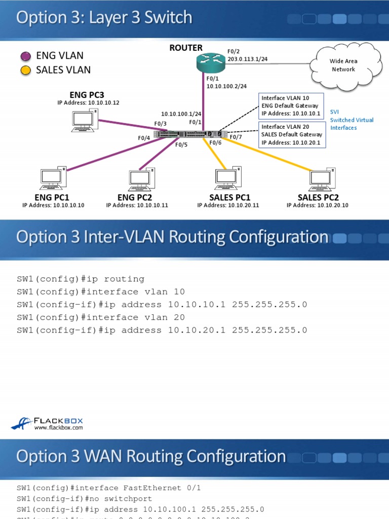 Sales Vlan Eng Vlan: Router | PDF | Network Switch | Router (Computing)