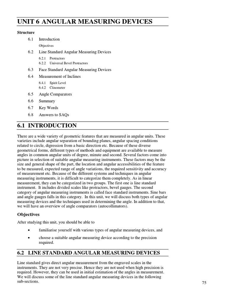 A Comprehensive Guide to Angular Measuring Devices: Exploring Line ...
