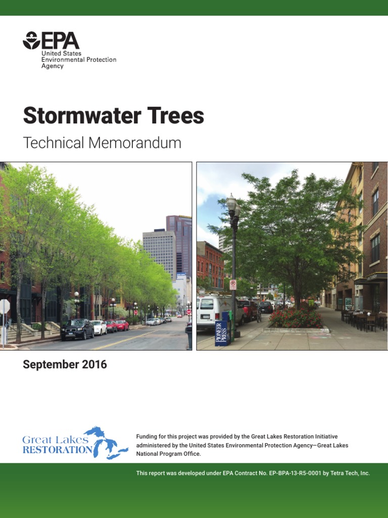 Stormwater Trees: Technical Memorandum | PDF | Stormwater | Soil