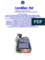 Linx 8920 Datasheet | PDF | Printer (Computing) | Usb