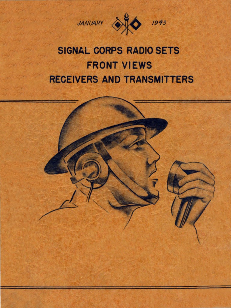 Signal Corps Radio Sets 1943 | PDF | Signal Corps (United States Army ...