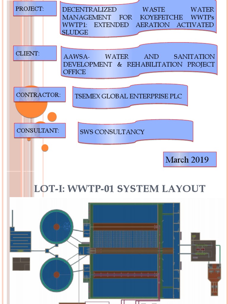 Lot-01-WWTP-01 System Presentation | PDF | Sewage Treatment | Wastewater
