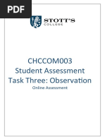 CHCECE030 - Student Assessment Task 1 - Questioning | PDF | Ramadan | Early Childhood Education